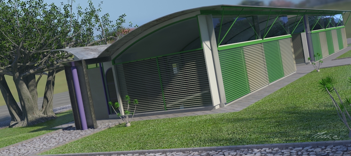 Magney House 2008 3D Model - FlatPyramid