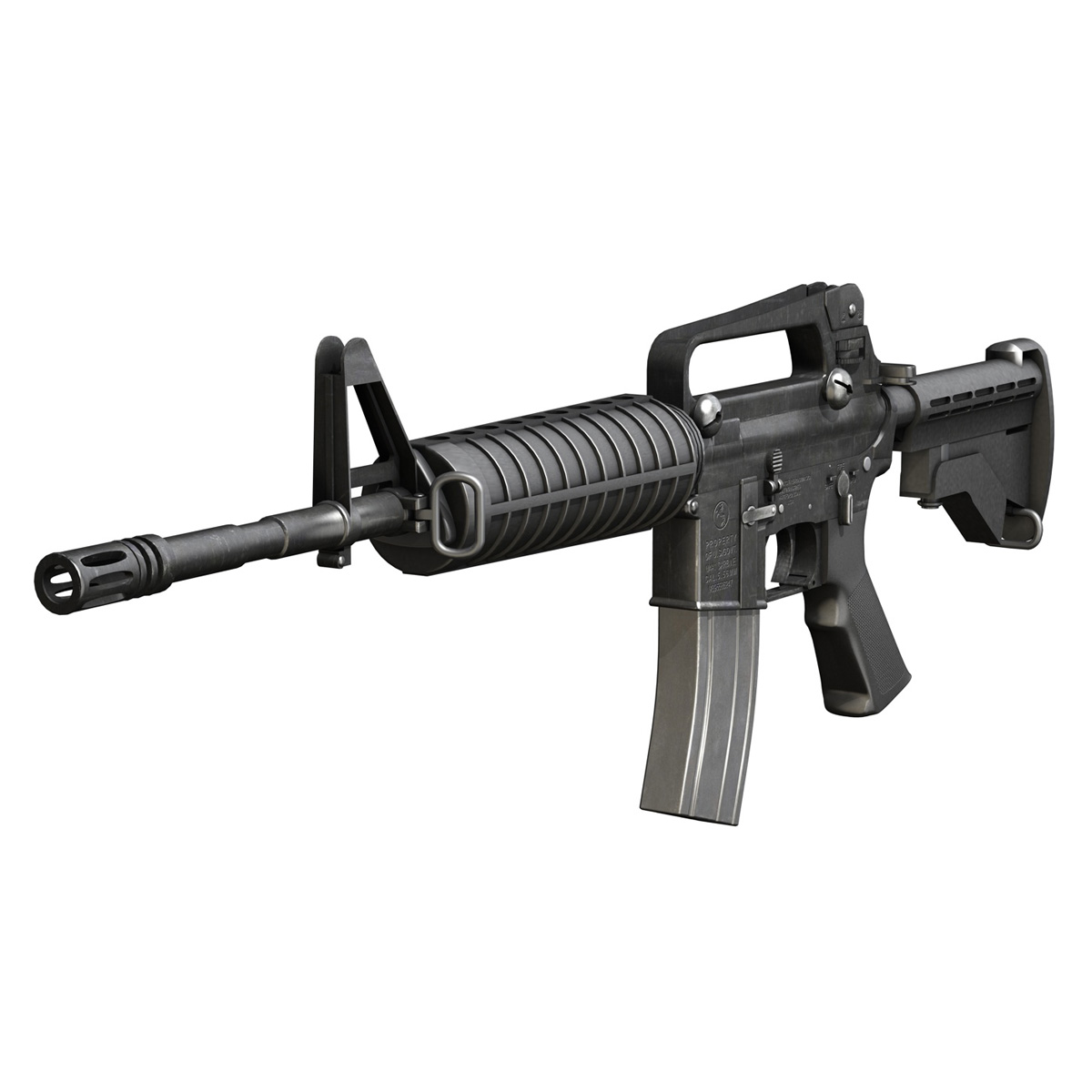Colt M4A1 Carbine Assault rifle 3D Model – Buy Colt M4A1 Carbine ...
