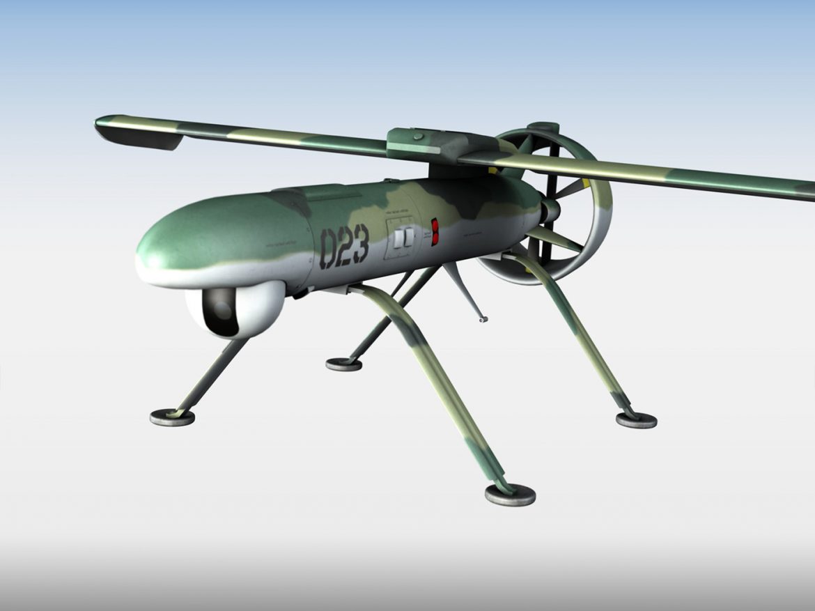 Pchela 1T Drone Russian UAV 3D Model - FlatPyramid