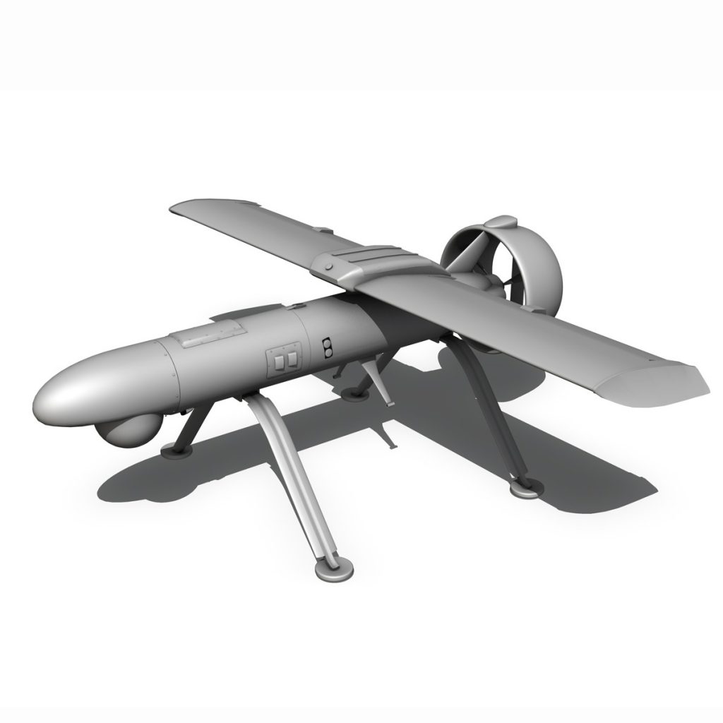 Pchela 1T Drone Russian UAV 3D Model - FlatPyramid