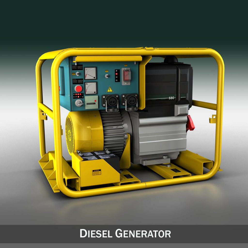 Generator 3d Model Free - FlatPyramid
