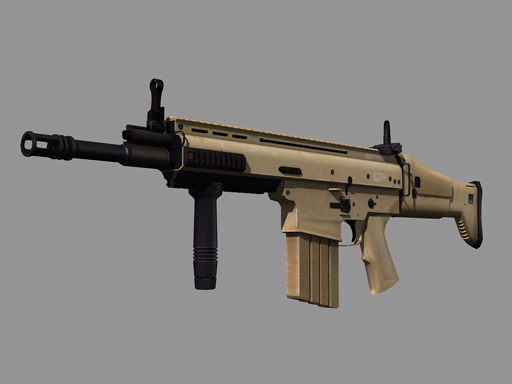 Scar H 3D Model - FlatPyramid