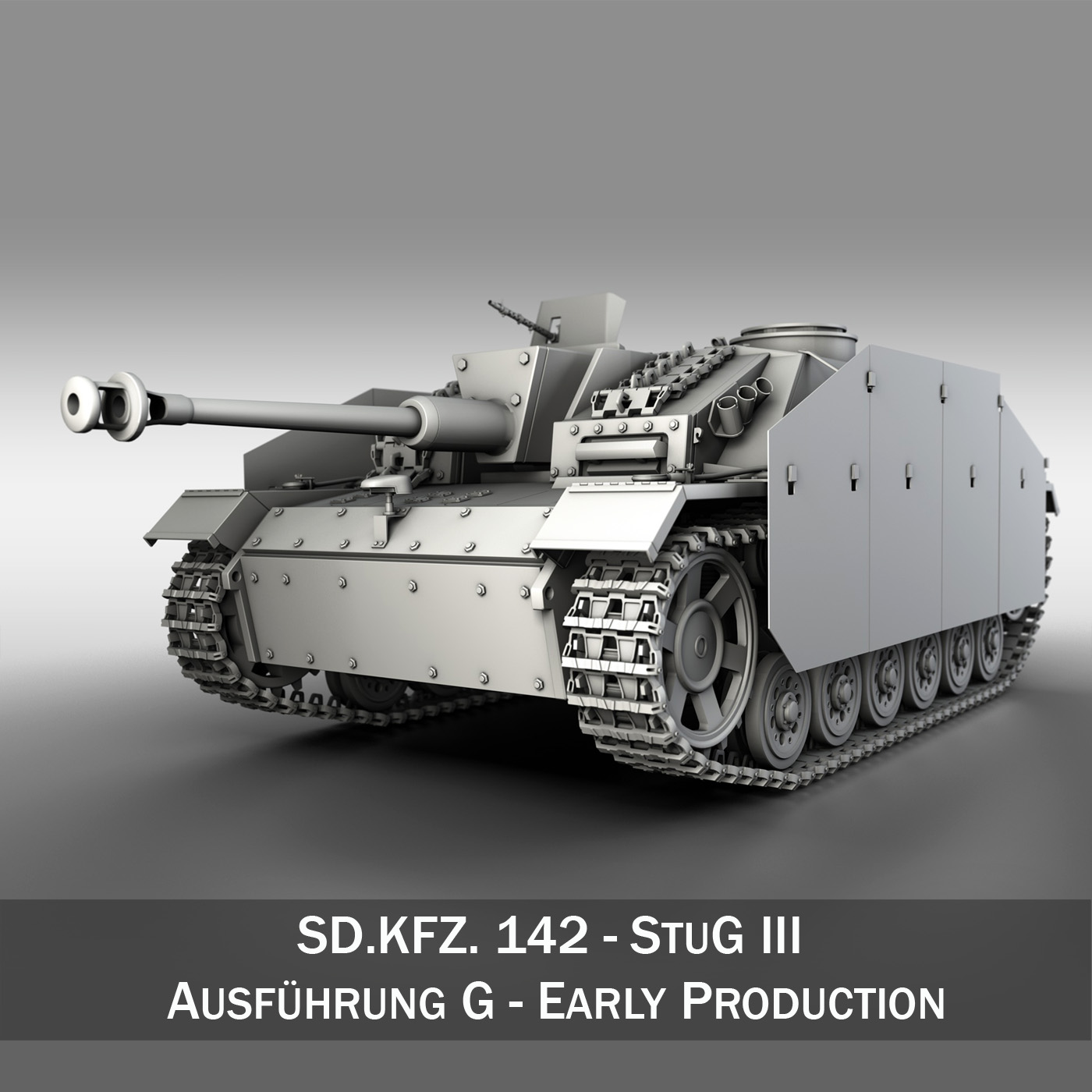 StuG III - Ausf G - Early Production 3D Model – Buy StuG III - Ausf G ...
