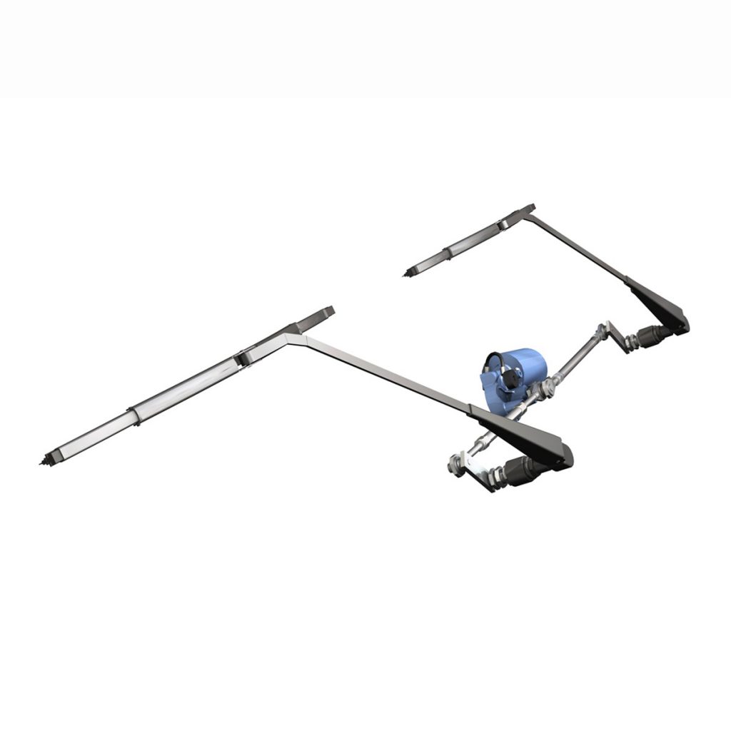 Wiper with transmission and drive unit 3D Model - FlatPyramid