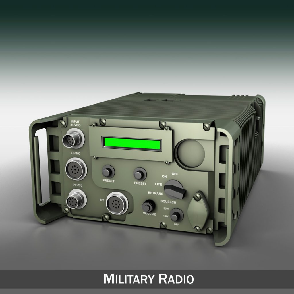 Radio 3d model free - FlatPyramid