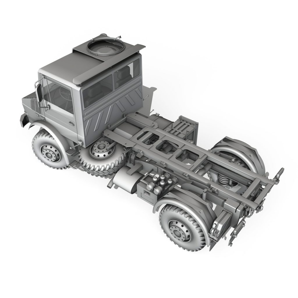 Mercedes Benz Unimog U1300L 3D Model - FlatPyramid