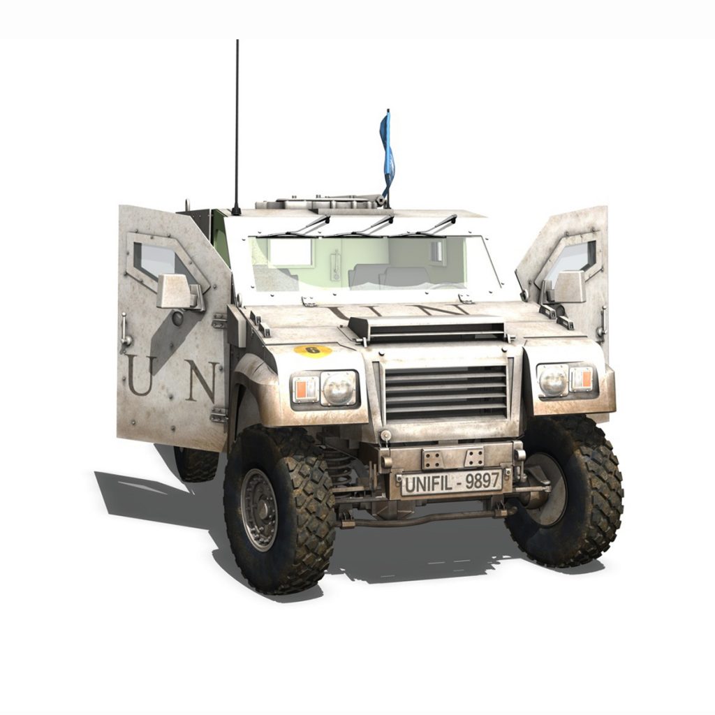 Auverland Panhard PVP - United Nations 3D Model - FlatPyramid