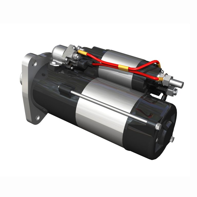 Starter motor 3D Model - FlatPyramid