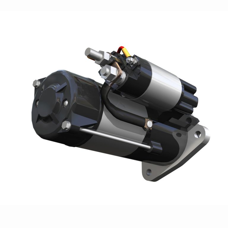 Starter motor 3D Model - FlatPyramid