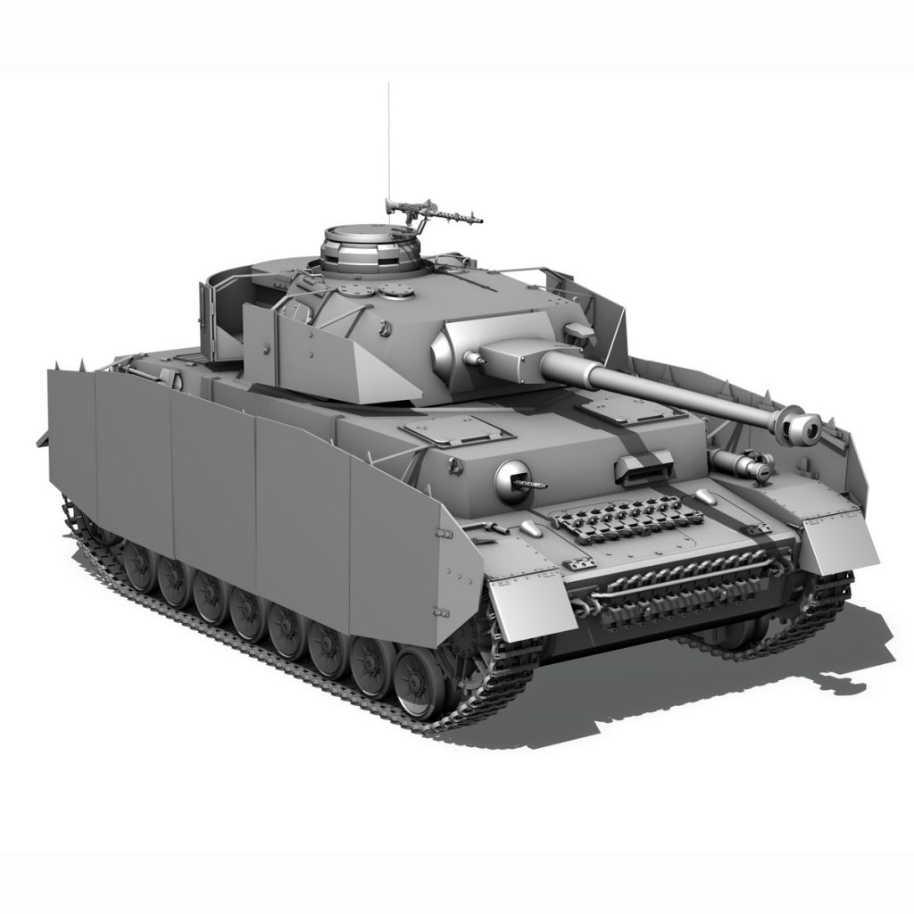 SD.KFZ 161 PzKpfw IV - Panzer 4 3D Model - FlatPyramid