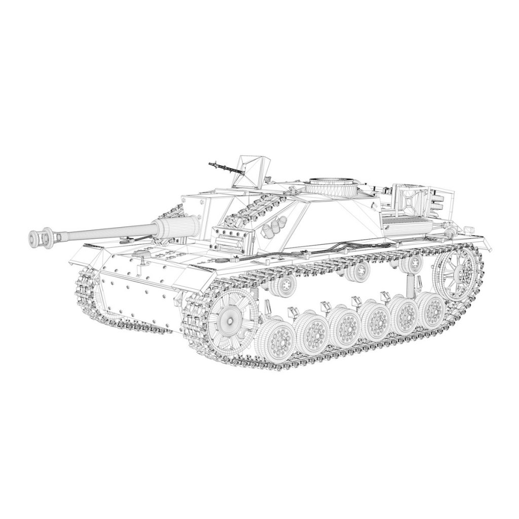 StuG III - Ausf.G - Early Production 3D Model - FlatPyramid