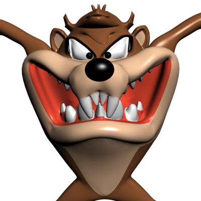 Taz character toon 3D Model - FlatPyramid