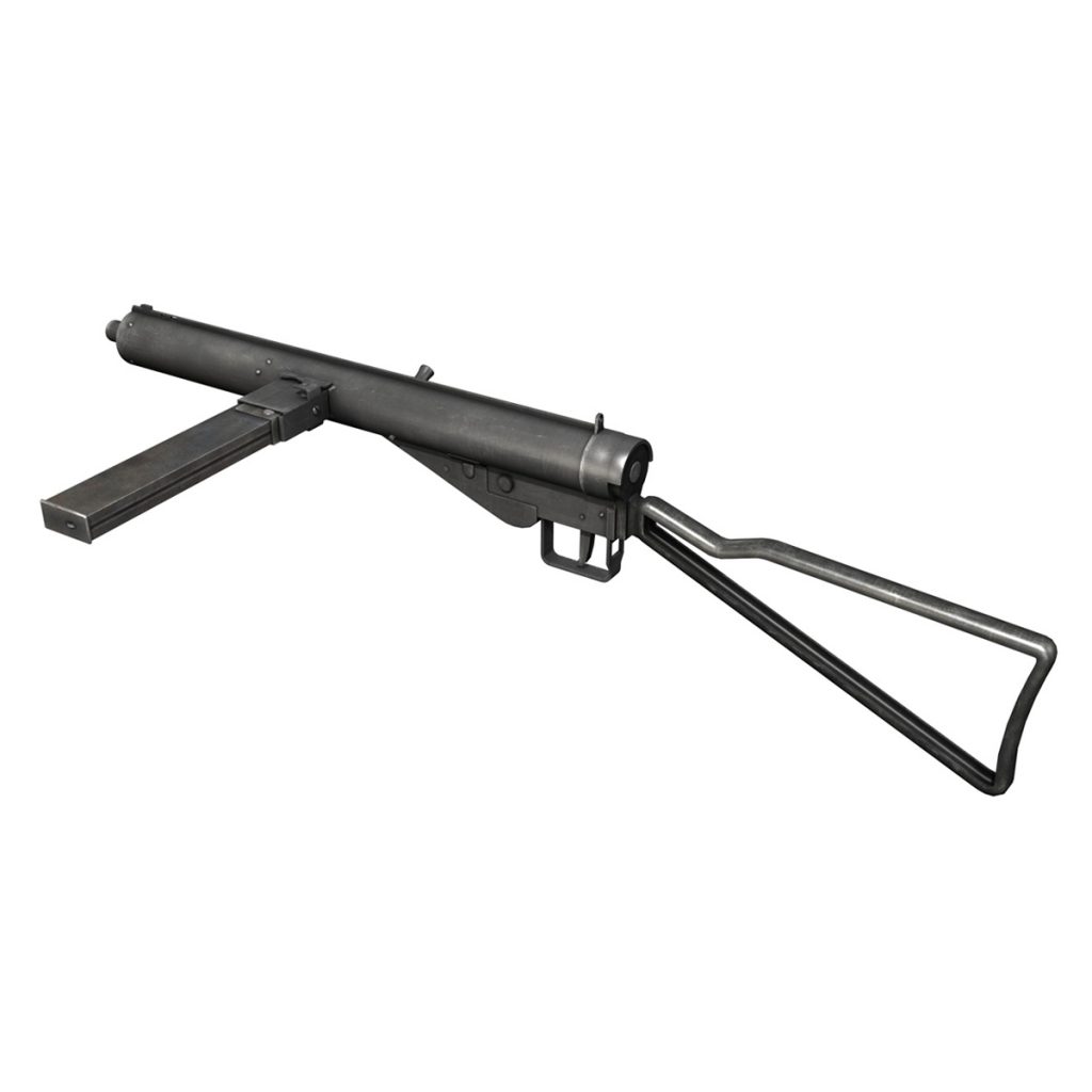 Sten MK.III Submachine Gun 3D Model - FlatPyramid