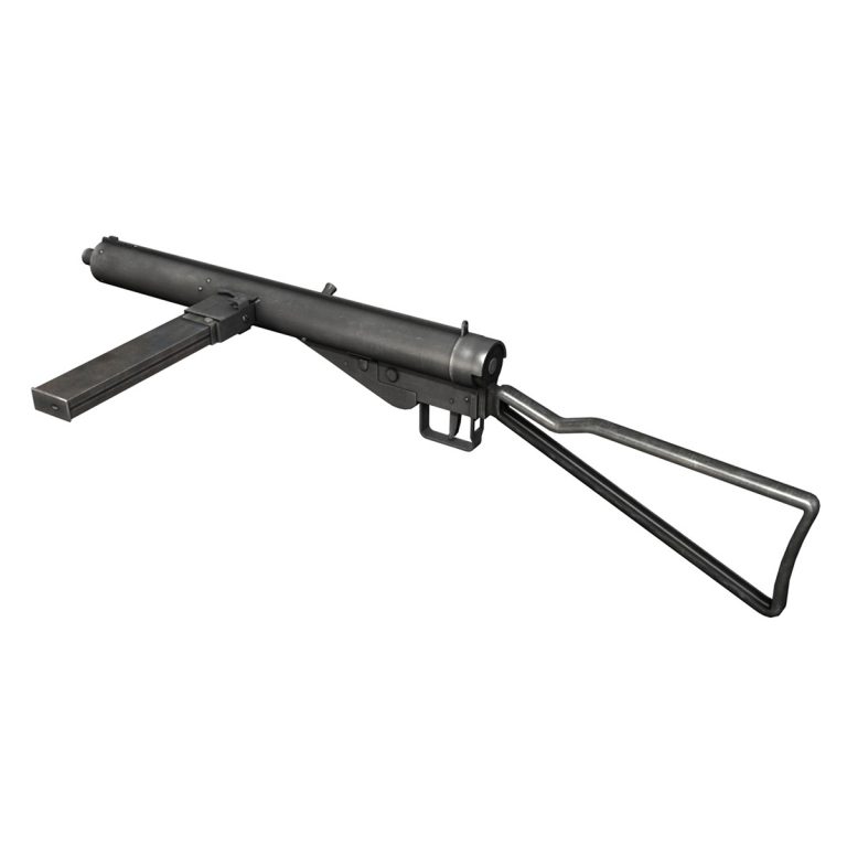 Sten MK.III Submachine Gun 3D Model - FlatPyramid