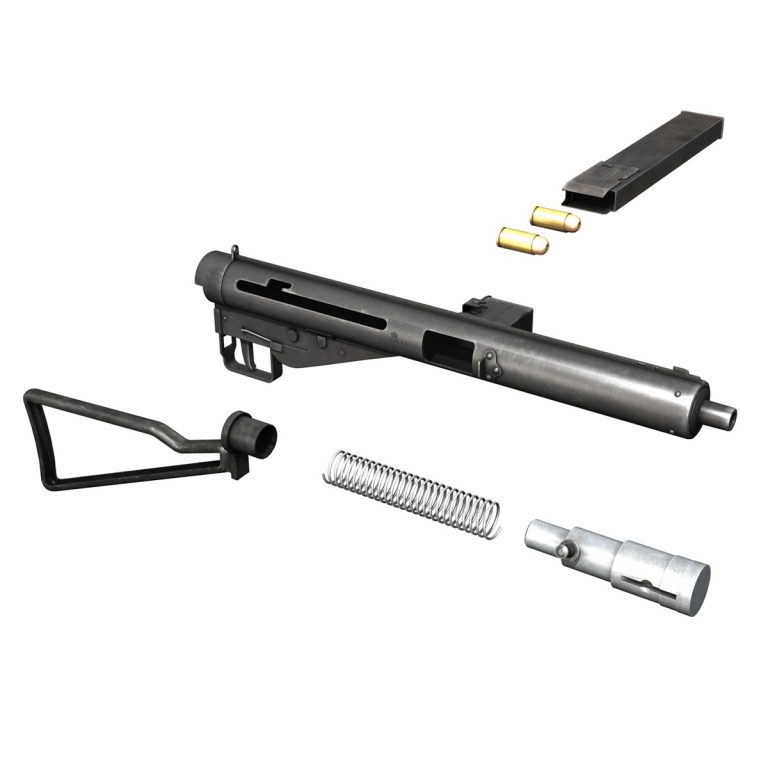 Sten MK.III Submachine Gun 3D Model - FlatPyramid