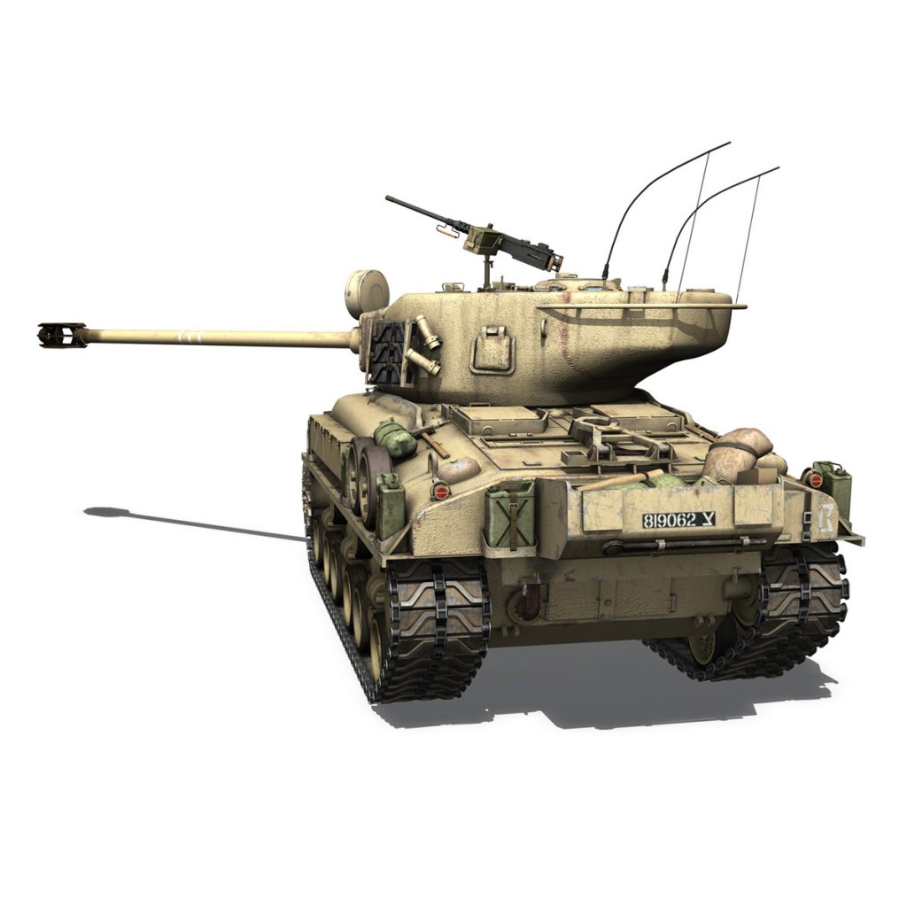 M51 Israel Super Sherman - 21 3D Model - FlatPyramid