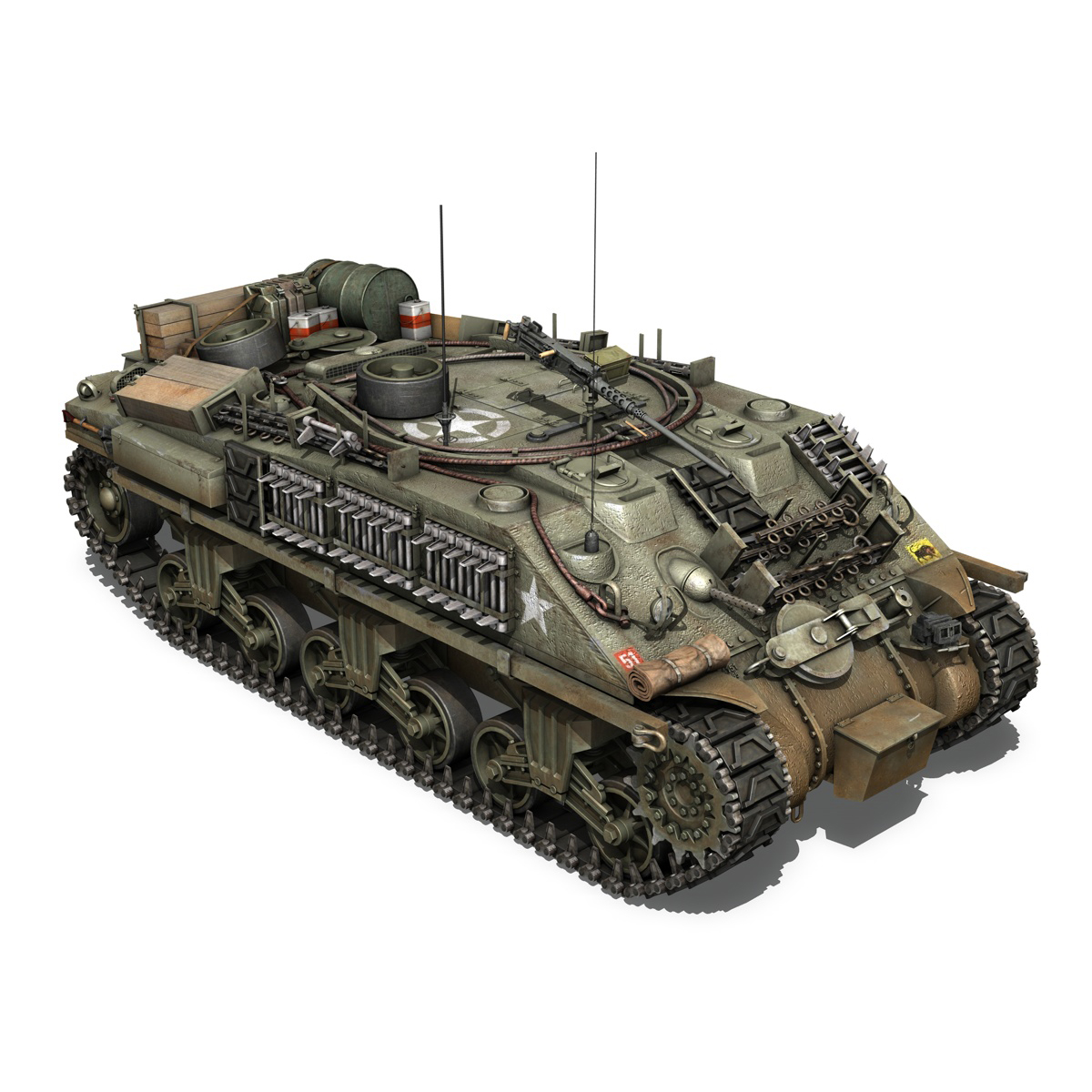 M4 Sherman ARV MK.I 3D Model | FlatPyramid