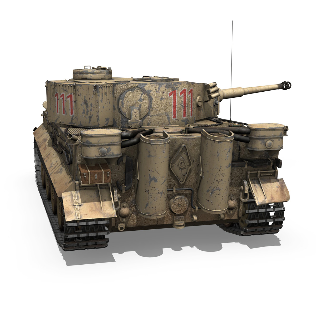 Panzer VI - Tiger - 111 - Early Production 3D Model - FlatPyramid