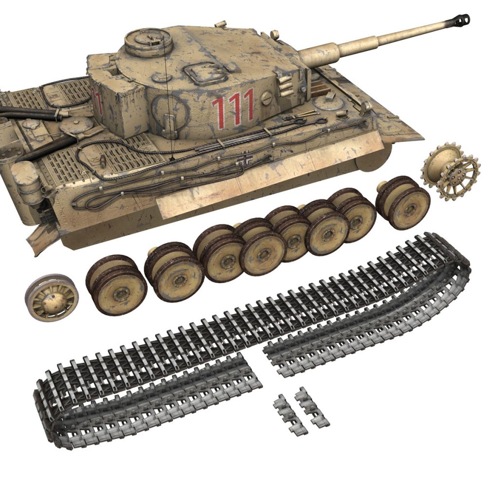 Panzer VI - Tiger - 111 - Early Production 3D Model - FlatPyramid