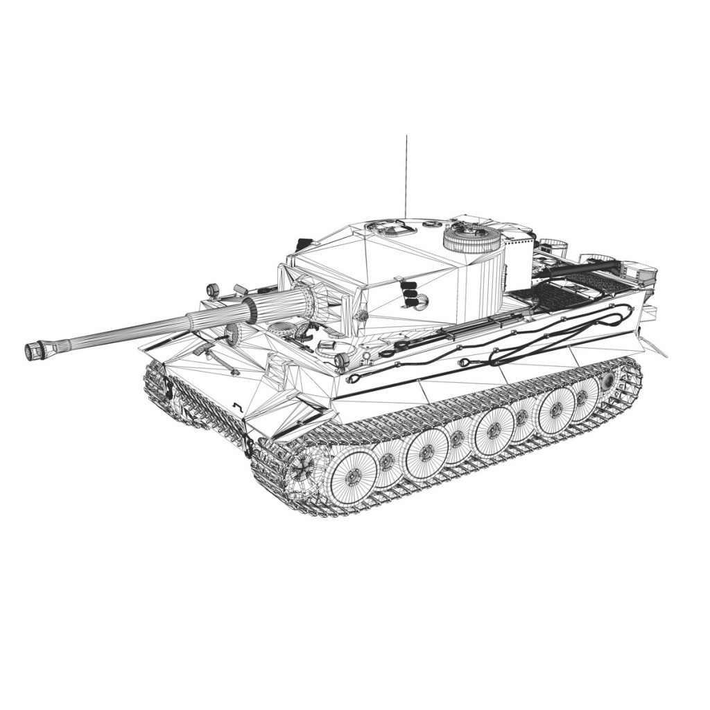 Panzer VI - Tiger - 111 - Early Production 3D Model - FlatPyramid