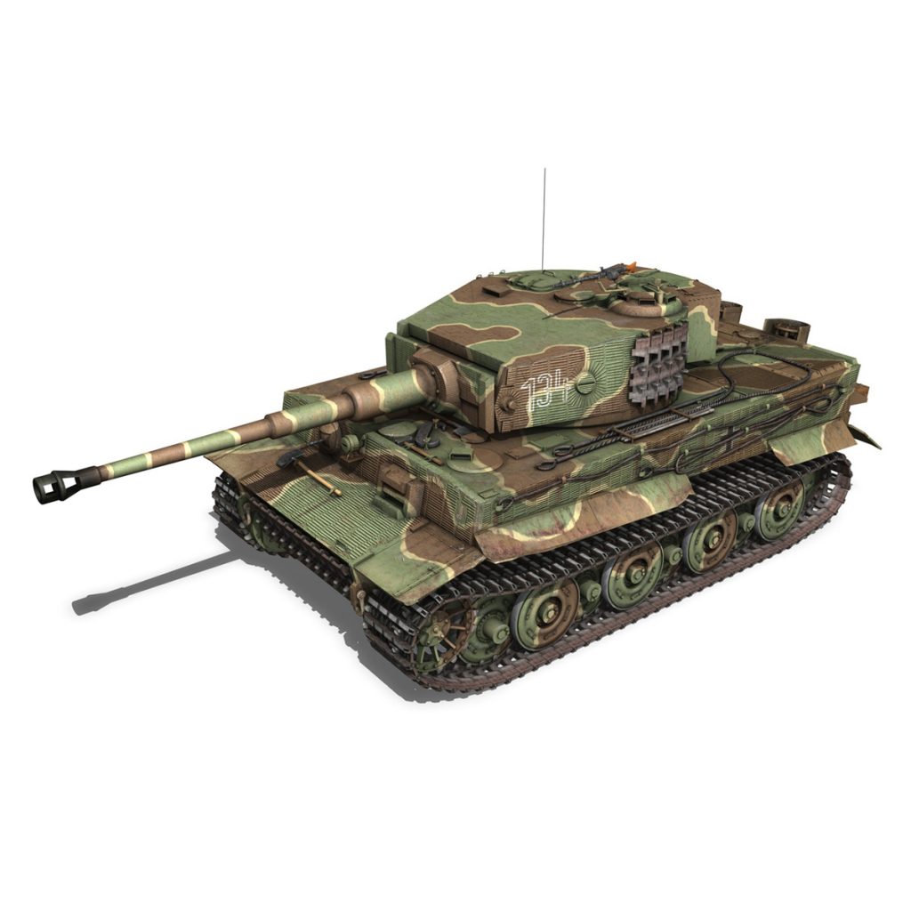 Panzer VI - Tiger - 134 - Late Production 3D Model - FlatPyramid