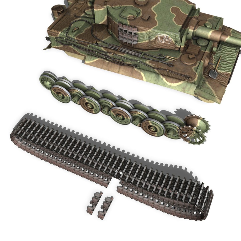 Panzer VI - Tiger - 134 - Late Production 3D Model - FlatPyramid