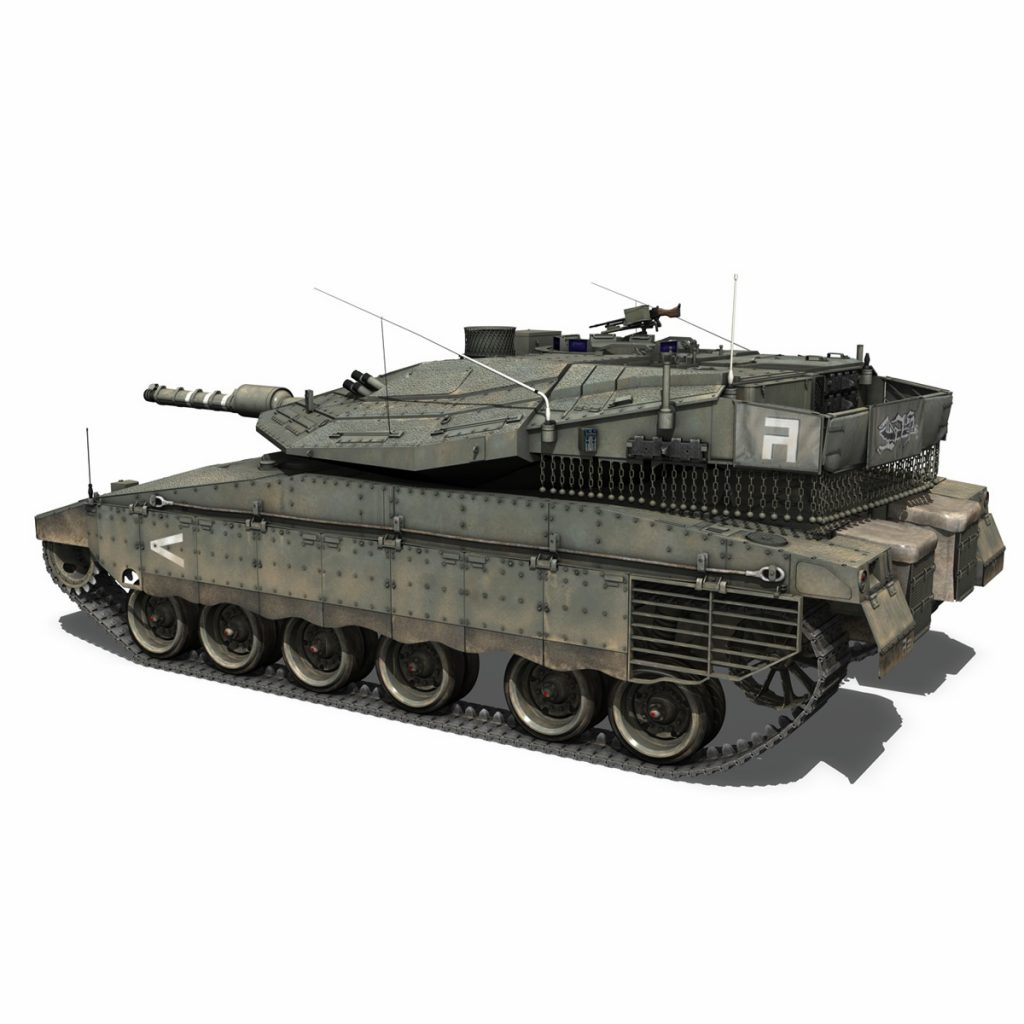 Merkava IV - Israel Defense Forces 3D Model - FlatPyramid