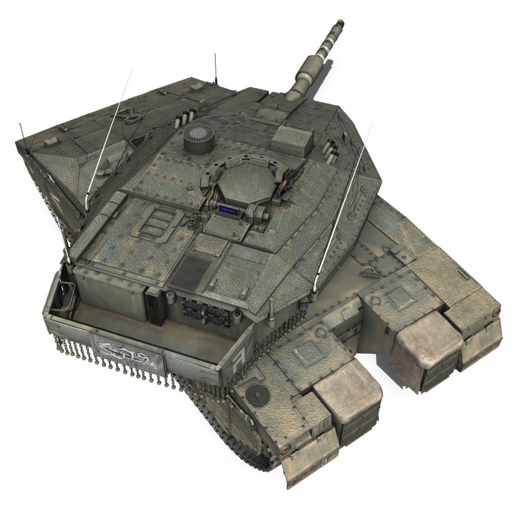 Merkava IV - Israel Defense Forces 3D Model - FlatPyramid