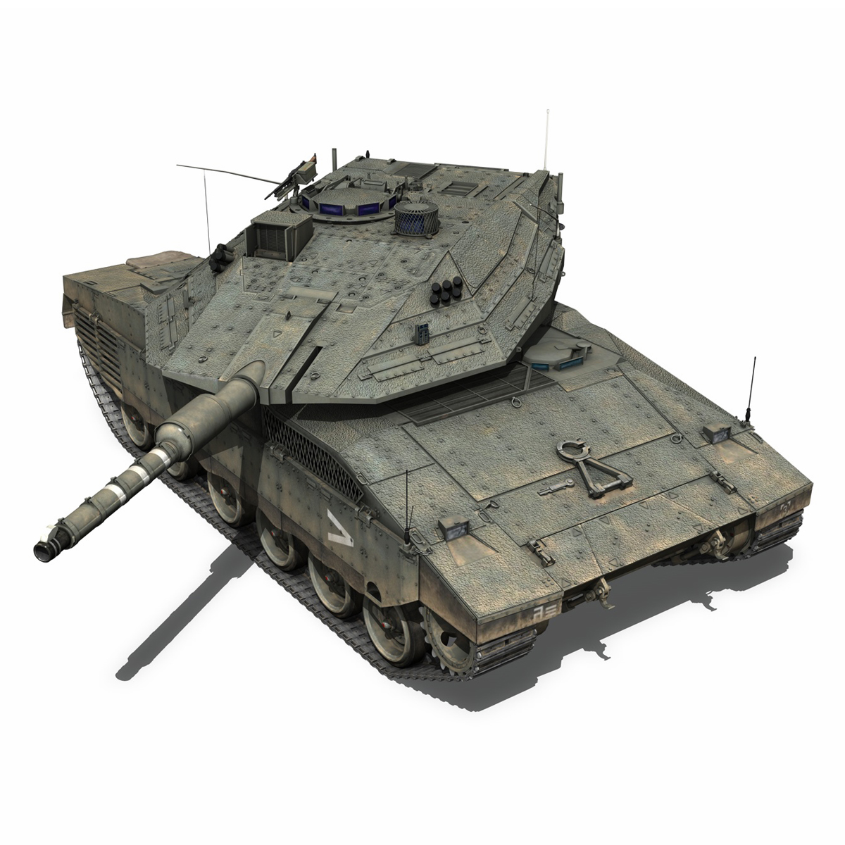 Merkava IV - Israel Defense Forces 3D Model - FlatPyramid