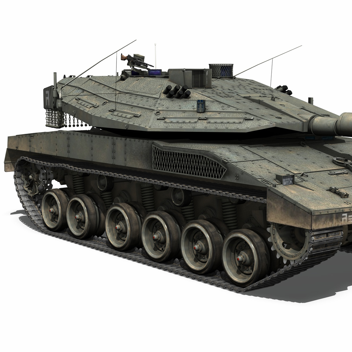 Merkava IV - Israel Defense Forces 3D Model - FlatPyramid