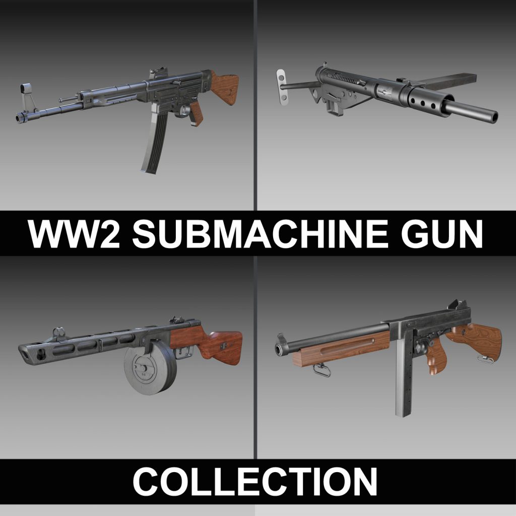 Weapons Collections 3D Models - FlatPyramid