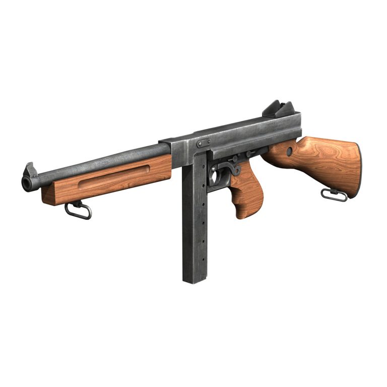 WW2 Submachine guns - Collection 3D Model - FlatPyramid