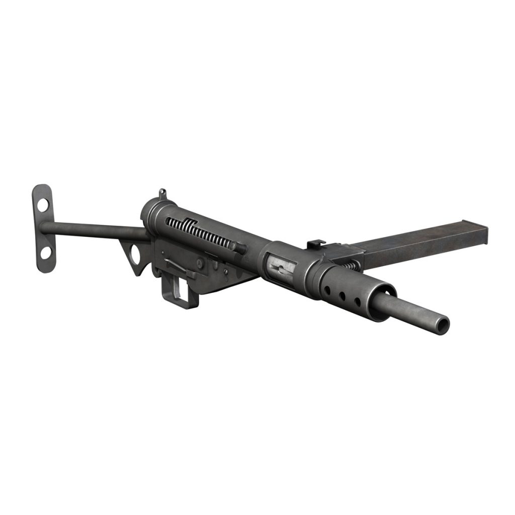 STEN Submachine gun - Collection 3D Model - FlatPyramid