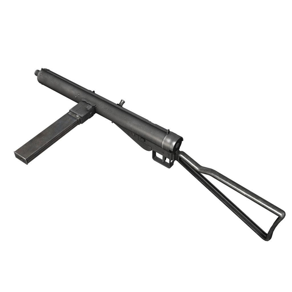 STEN Submachine gun - Collection 3D Model - FlatPyramid