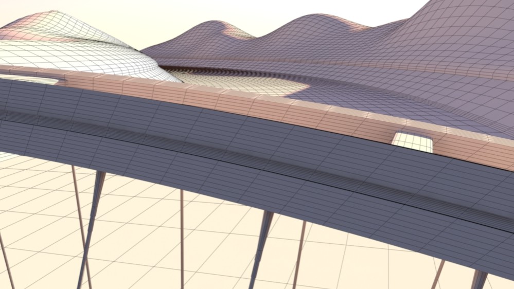 Arched bridge 3D Model - FlatPyramid