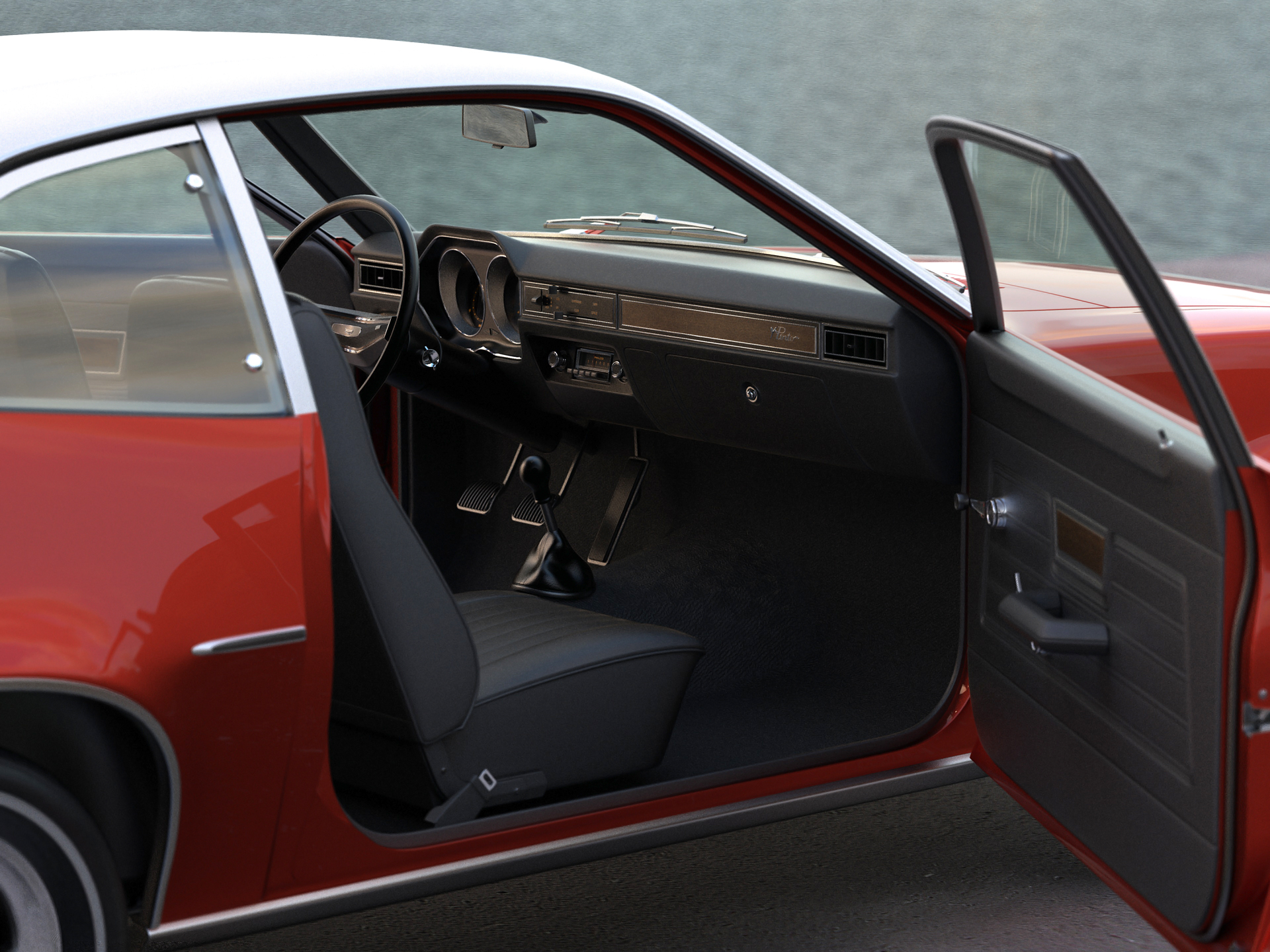 Pinto 1971 3D Model - FlatPyramid