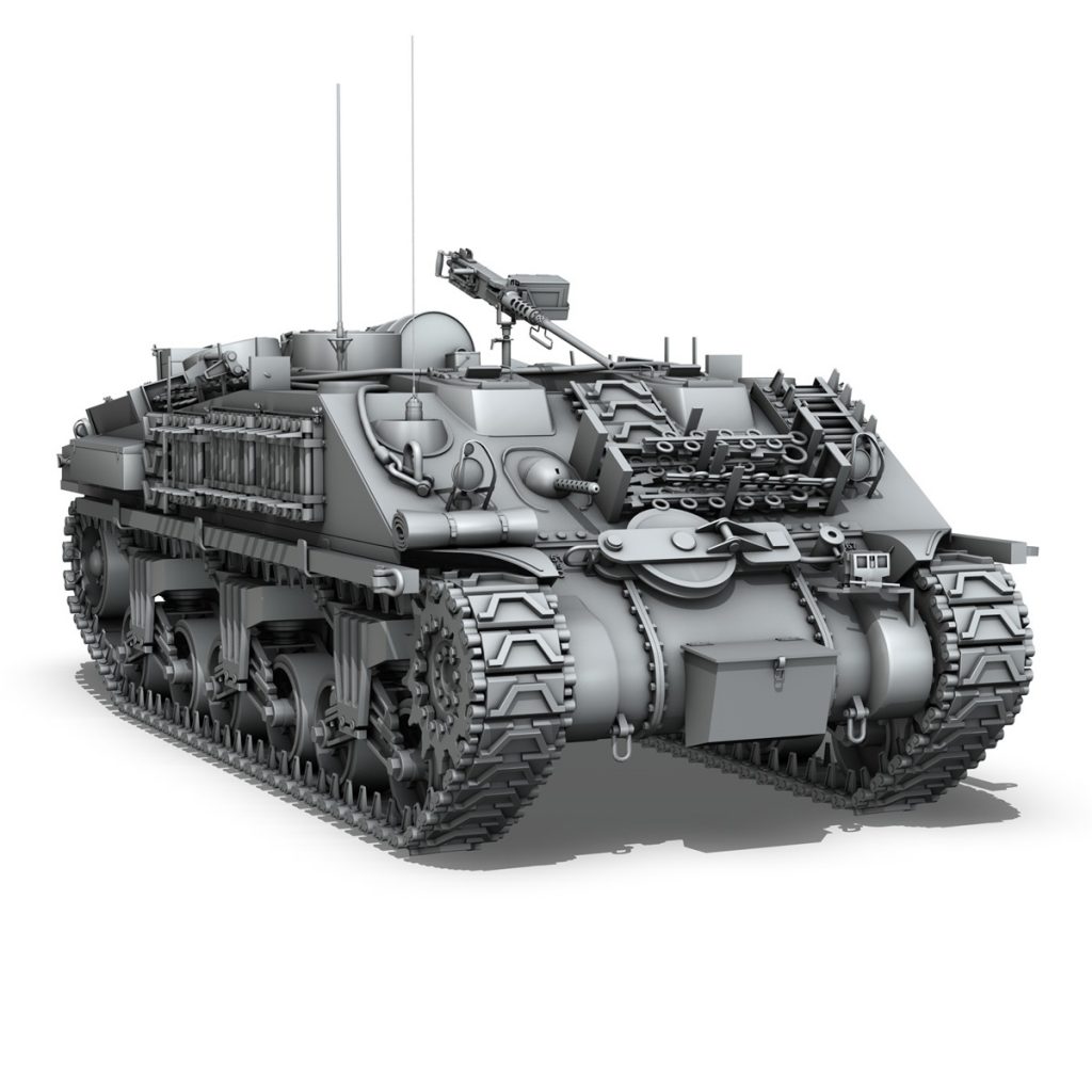 M4 Sherman ARV MK.1 3D Model - FlatPyramid
