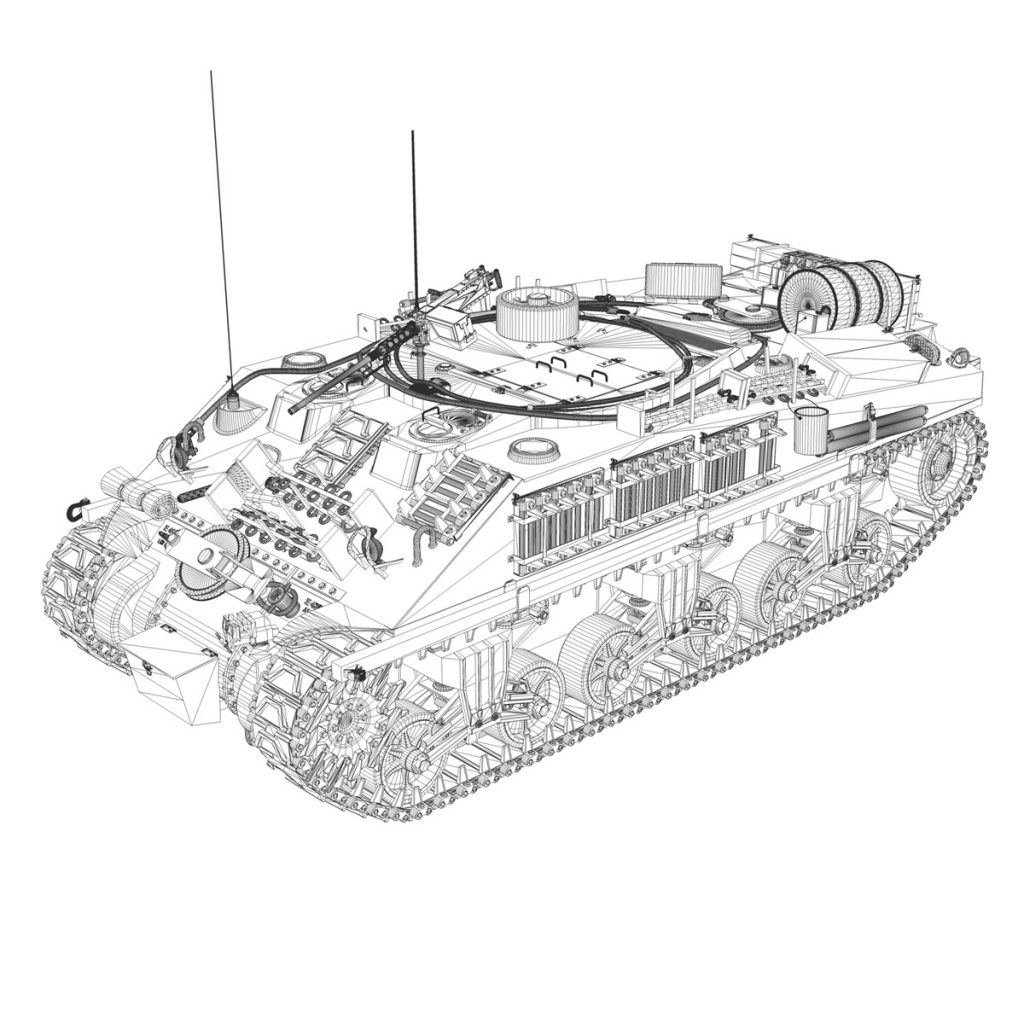 M4 Sherman ARV MK.1 3D Model - FlatPyramid