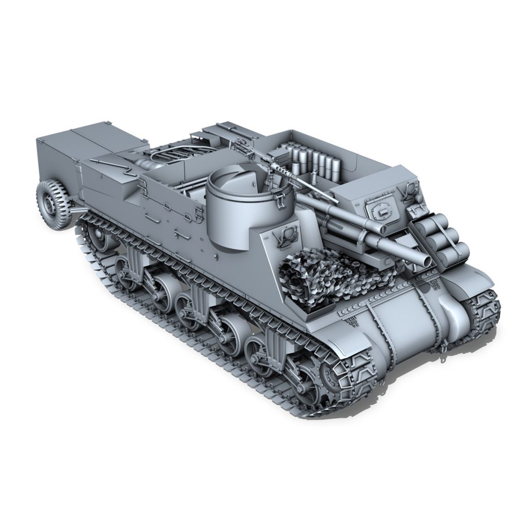 M7 Priest - Howitzer Motor Carriage 3D Model - FlatPyramid