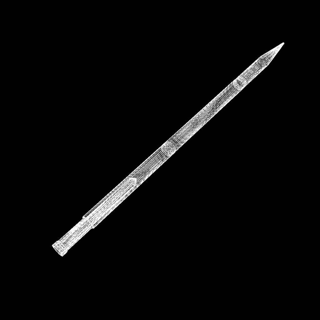 Iranian Arash Rocket 3D Model - FlatPyramid