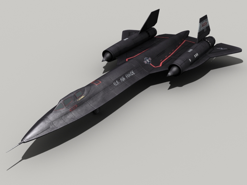 SR-71 Blackbird 3D Model – Buy SR-71 Blackbird 3D Model | FlatPyramid