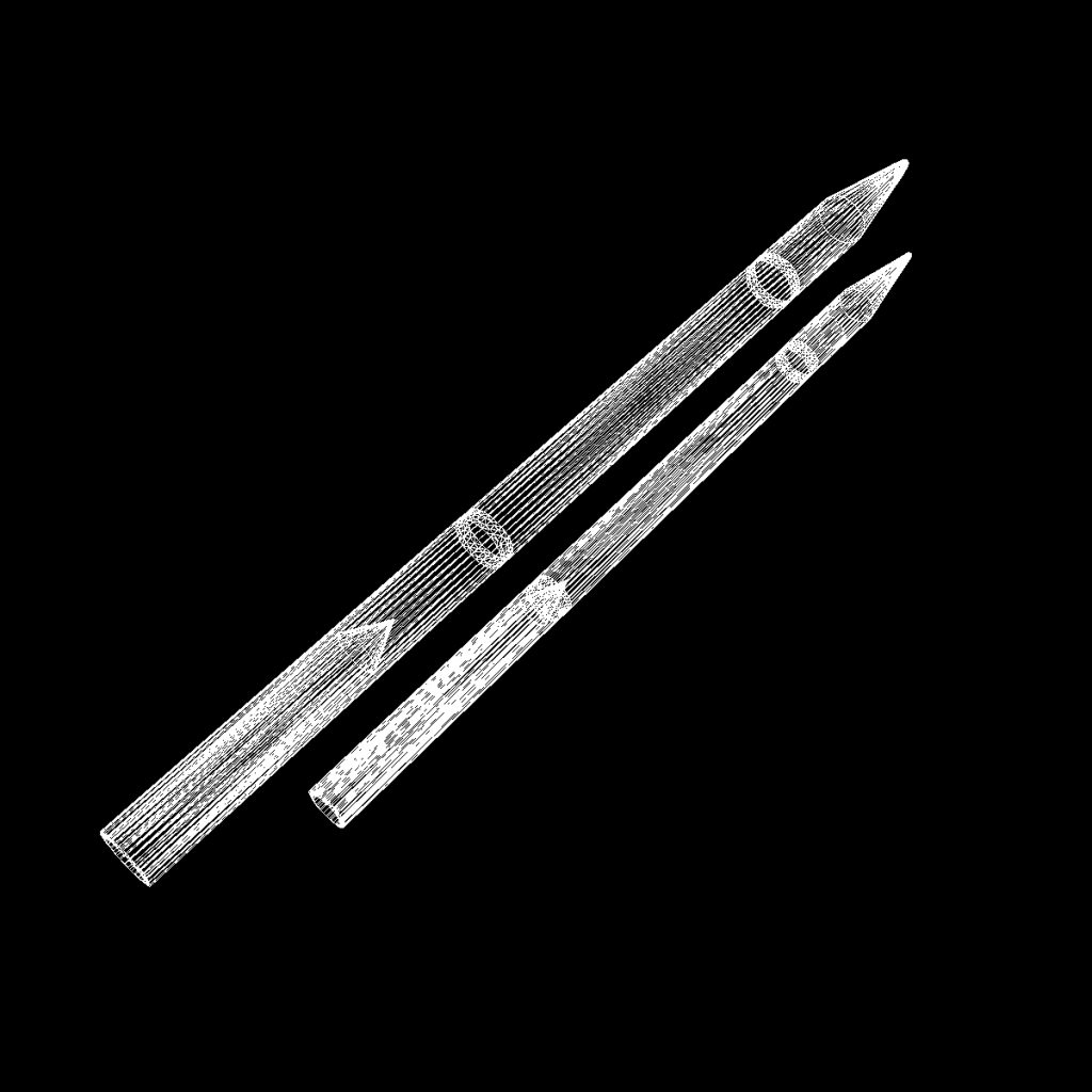 Fadjr-3 & Fadjr-5 Rocket 3D Model - FlatPyramid