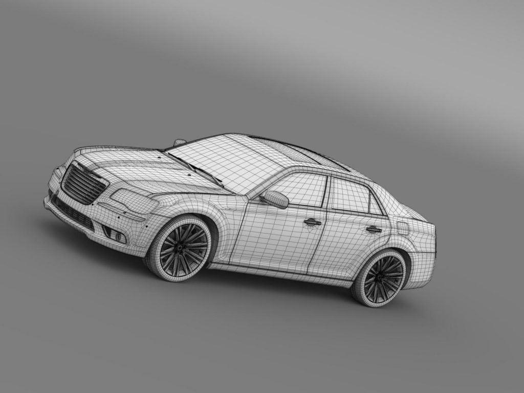 Chrysler 300C 2013 3D Model - FlatPyramid