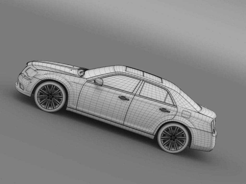 Chrysler 300C 2013 3D Model - FlatPyramid