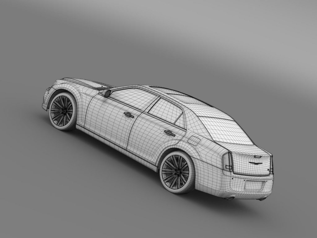 Chrysler 300C 2013 3D Model - FlatPyramid