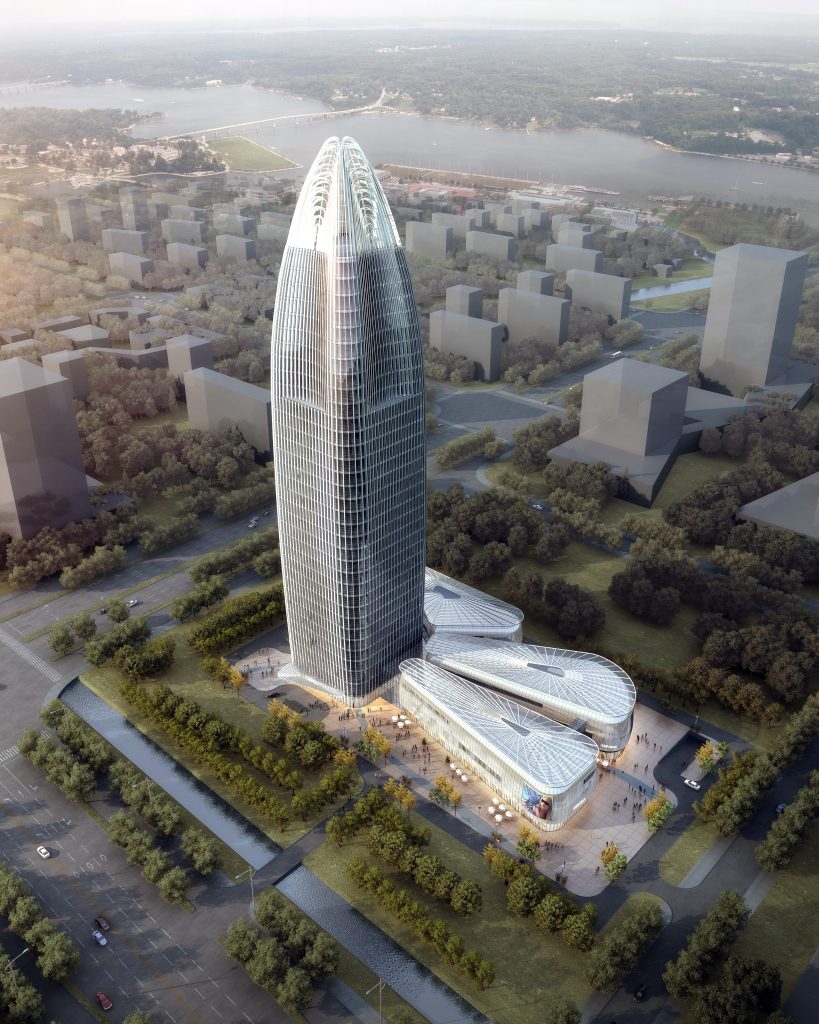 Skyscraper business center 003 3D Model - FlatPyramid