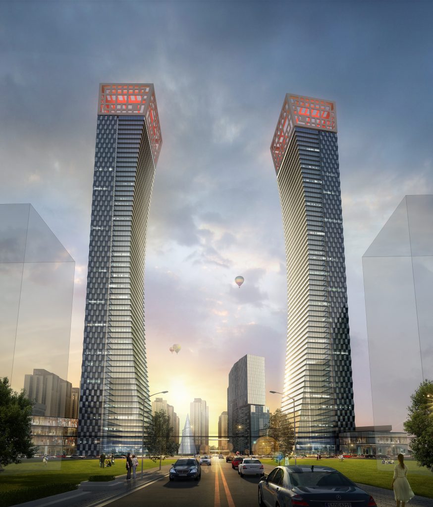 Skyscraper business center 016 3D Model - FlatPyramid