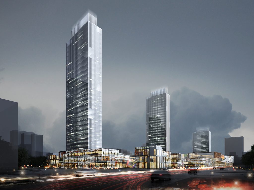 Skyscraper business center 034 3D Model - FlatPyramid