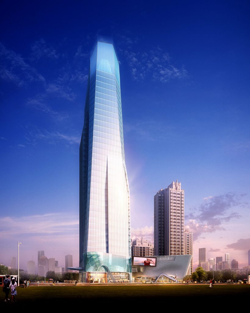 Skyscraper business center 036 3D Model - FlatPyramid