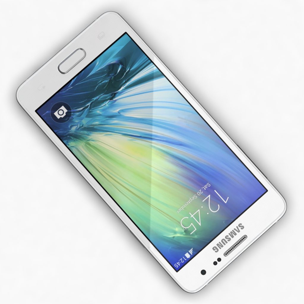 Samsung Galaxy A3 and A3 Duos White 3D Model - FlatPyramid